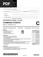 C2 Chemistry Summary Answers | PDF | Ion | Atoms