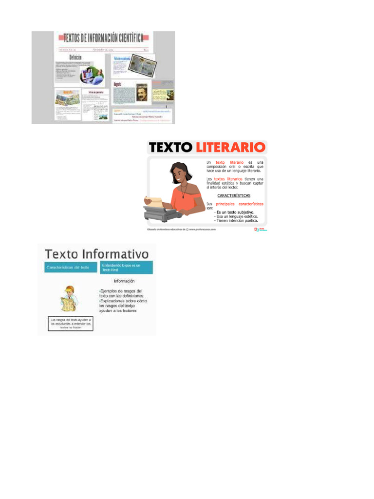 3 Tipos de Texto | PDF