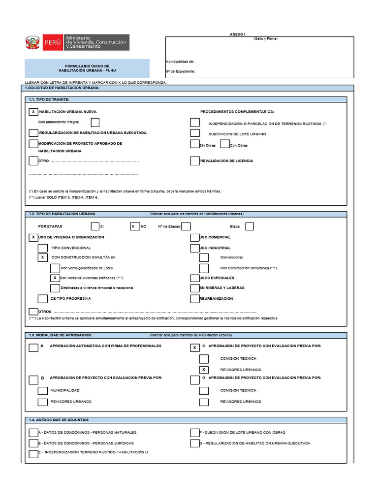 Formulario Fuhu | PDF | Documento de identidad