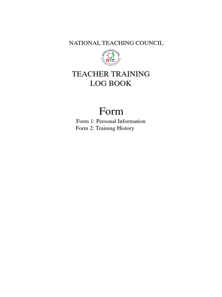 NTC Teacher Log Book | PDF | Educational Technology | Mentorship