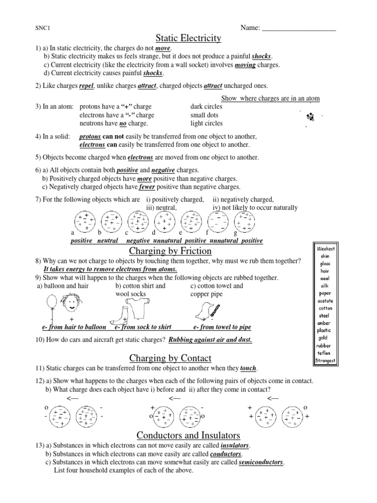 Understanding Static Electricity Basics | PDF | Electric Charge | Electron