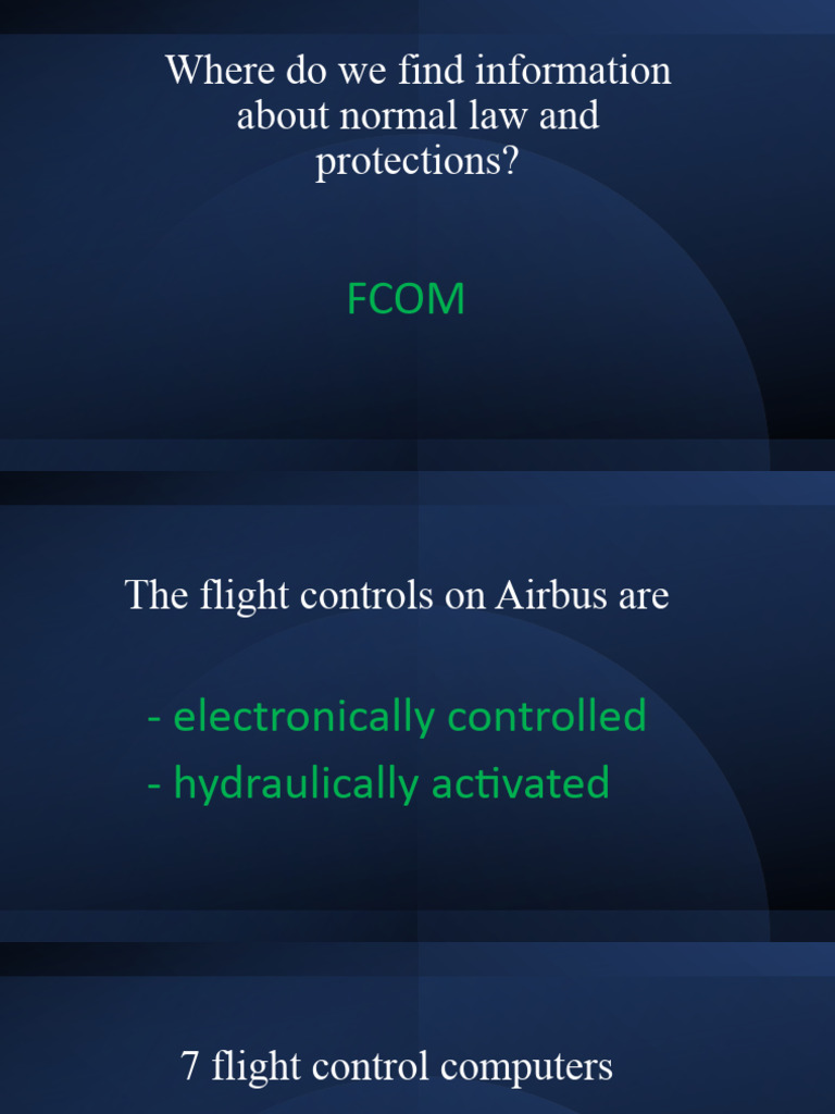 Airbus Flight Control Systems | PDF | Aerodynamics | Flight