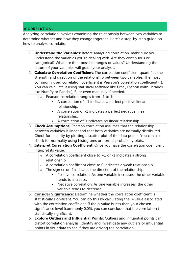 CORRELATION | PDF | Coefficient Of Determination | Regression Analysis