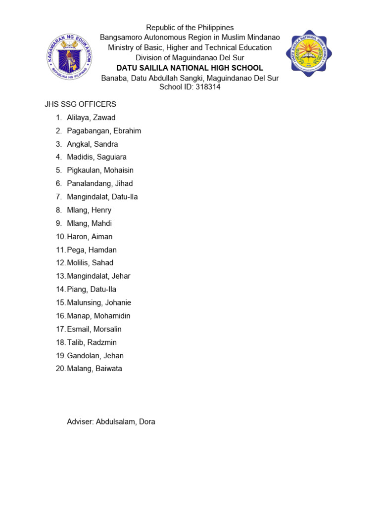SSG Officers | PDF