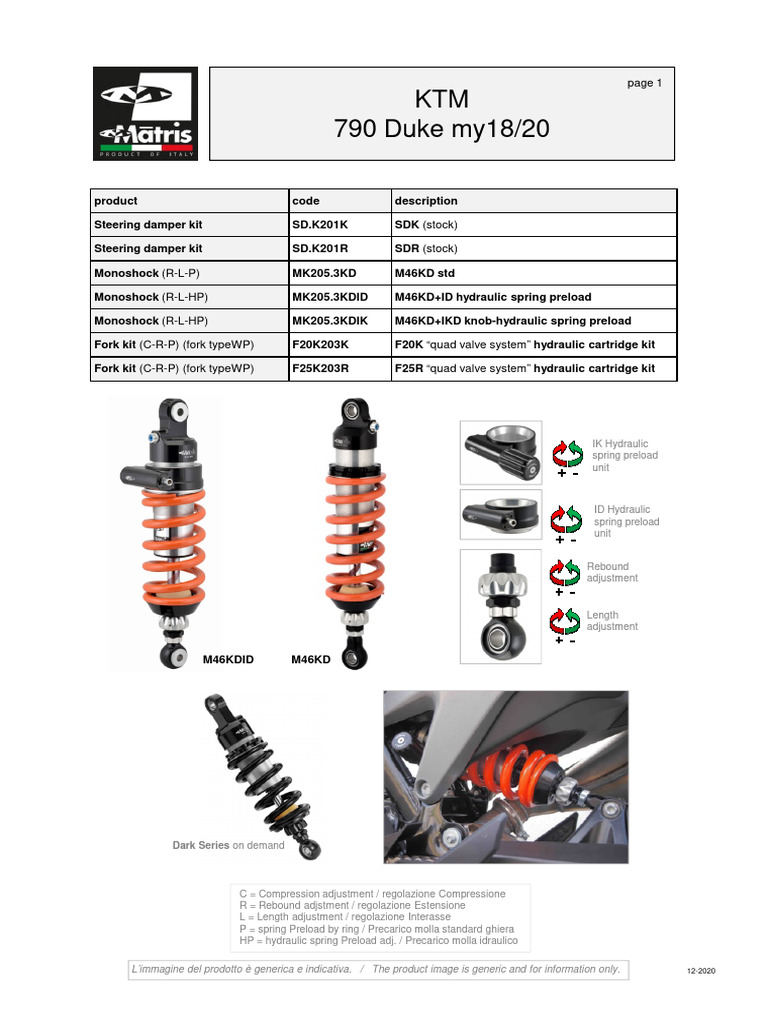 KTM 790 Duke 18 20 Web 1 | PDF | Motorcycling | Vehicle Technology