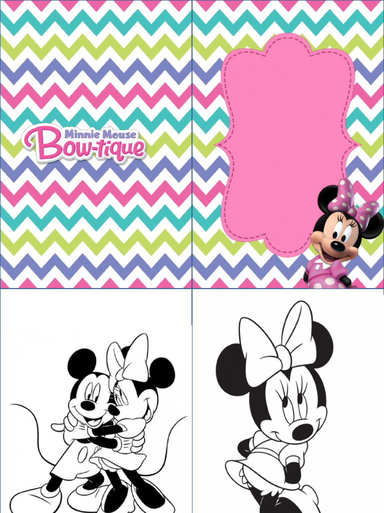 Libro Colorear Minnie | PDF