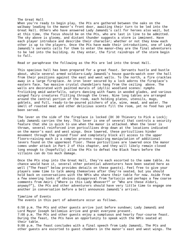 First Chapter of Pathfinder Notes | PDF | Dwarf (Dungeons & Dragons)