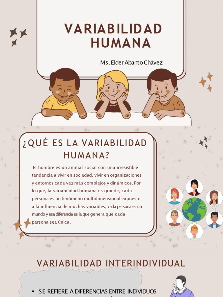 La Variabilidad Humana | PDF | Discriminación | Entorno natural