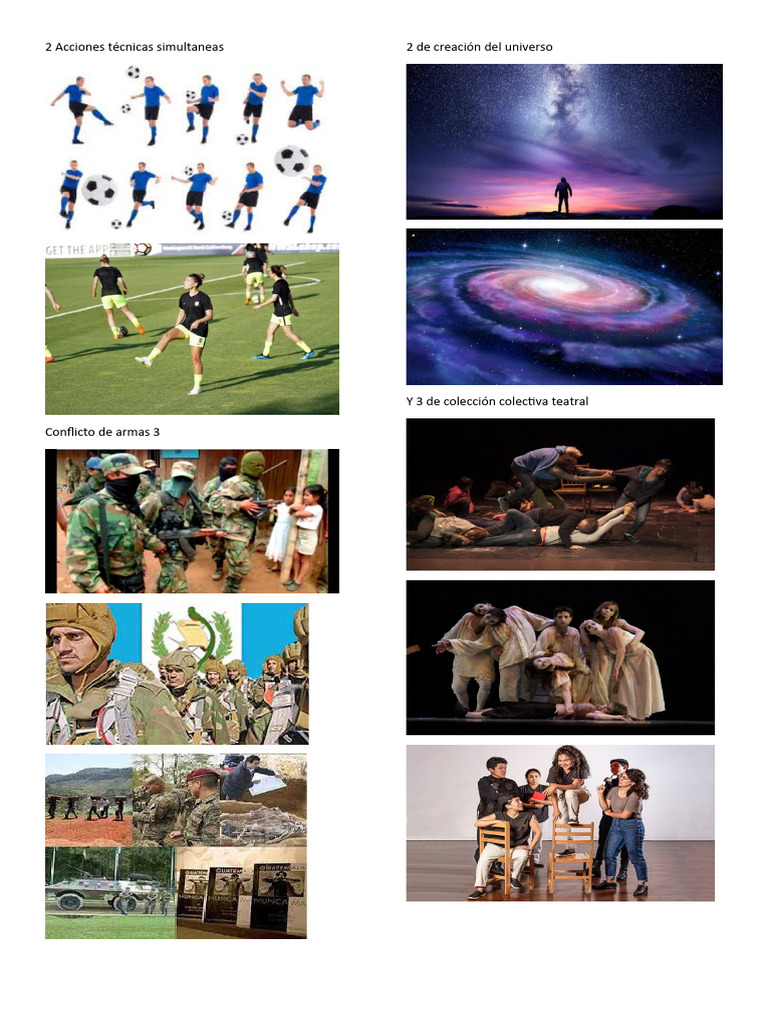 2 Acciones Técnicas Simultaneas | PDF