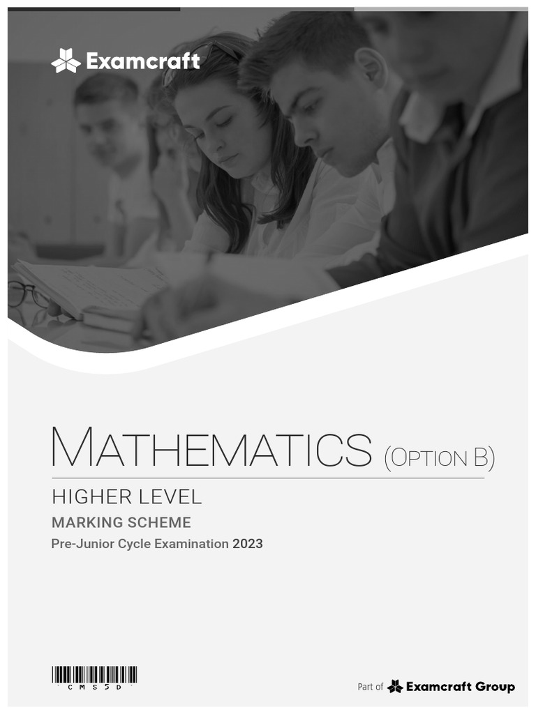 2023 JC Maths B HL Marking Scheme | PDF | Interest | Banks