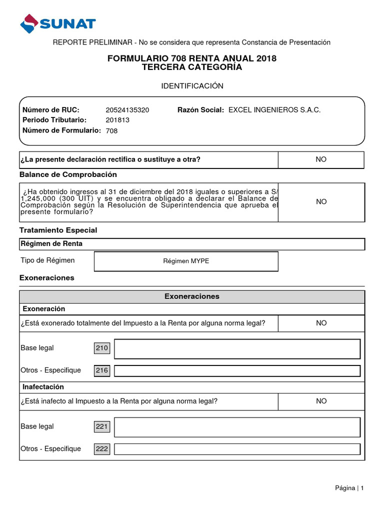 DJ Aanual Excel Ing 2018 | PDF | Impuestos | Impuesto sobre la renta