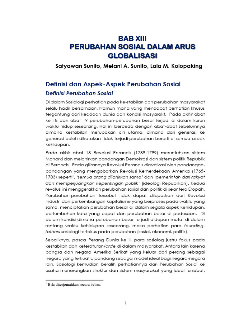 M14 - PB13 - Naskah Buku Sosiologi | PDF | Politik