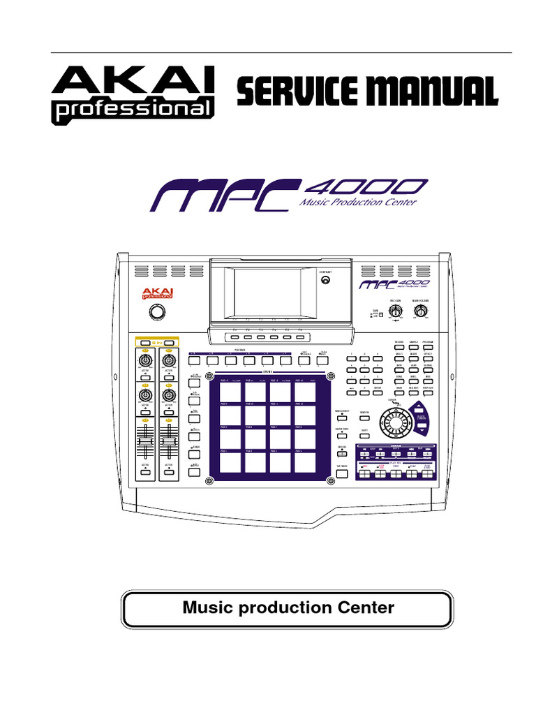 MPC4000 Service Manual Overview | PDF | Resistor | Electrical Connector