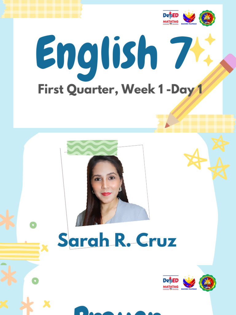 Q1 Week1 | PDF | Poetry | Rhyme