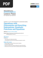 Algebraic Expression 2 | PDF