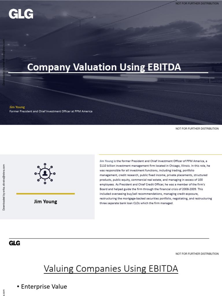 Company Valuation Using EBITDA | PDF | Valuation (Finance) | Capital ...