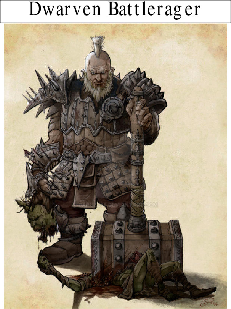 Dwarven Battlerager | PDF | Role Playing Games
