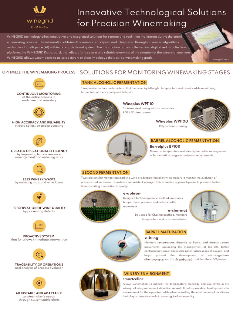 Enartis WINEGRID Flyer en | PDF | Winemaking | Fermentation In Winemaking
