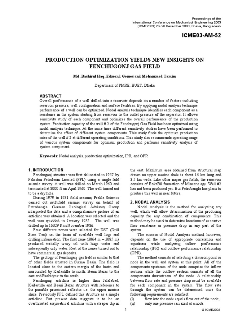 Ipr TPR | PDF | Petroleum Reservoir | Phases Of Matter
