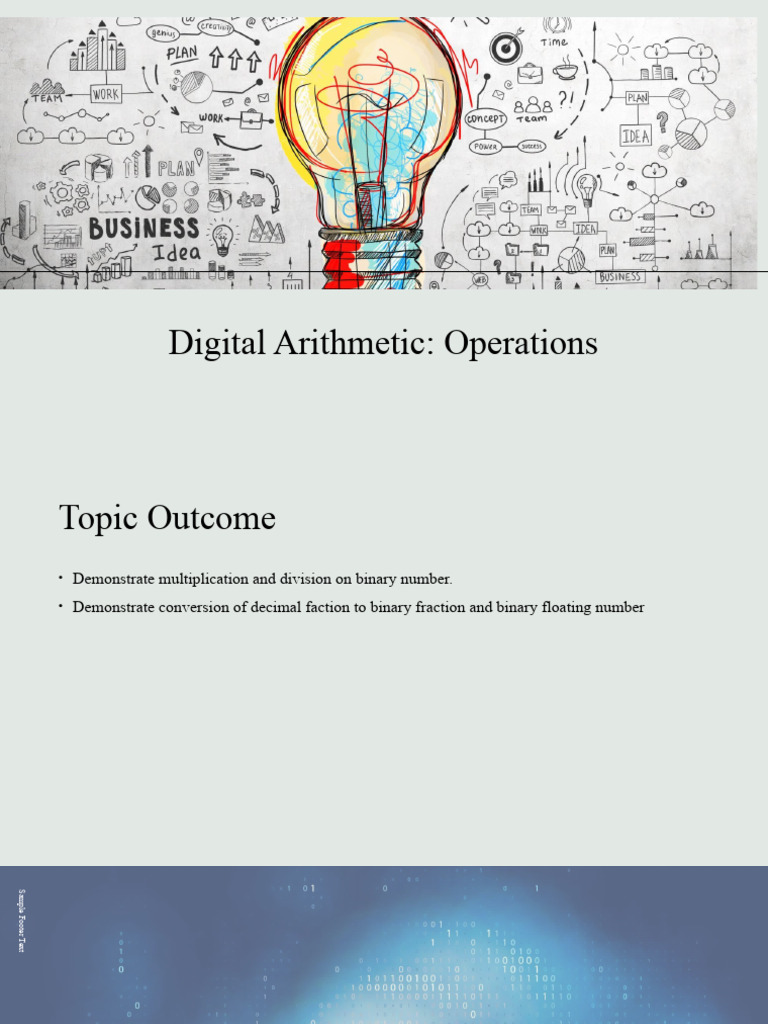 Week 3 - Digital Arithmetic | PDF | Subtraction | Lexicology Week 3 - Digital Arithmetic | PDF | Subtraction | Lexicology