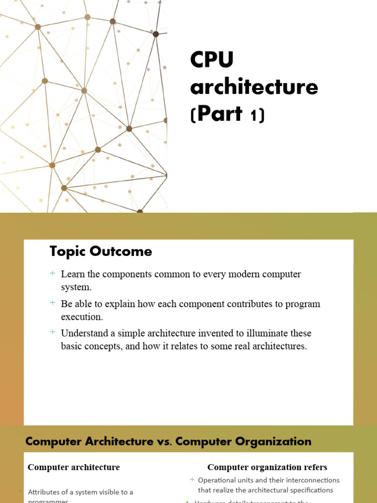 Understanding CPU Architecture Basics | PDF | Central Processing Unit | Computer Architecture