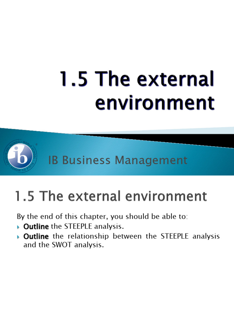 Understanding STEEPLE Analysis in Business | PDF | Swot Analysis ...