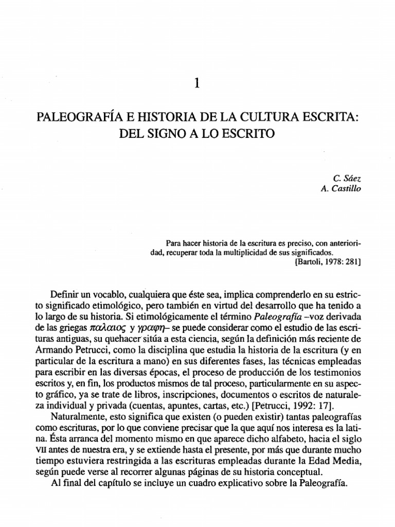 Paleografia e Historia de La Cultura Esc | PDF | Paleografía | Escritura