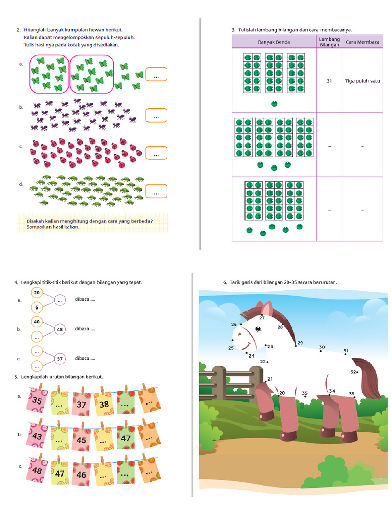 Ayo Membilang 1-50 | PDF