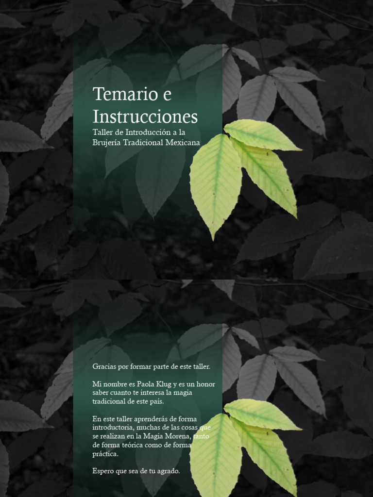 temarios | PDF | Brujería