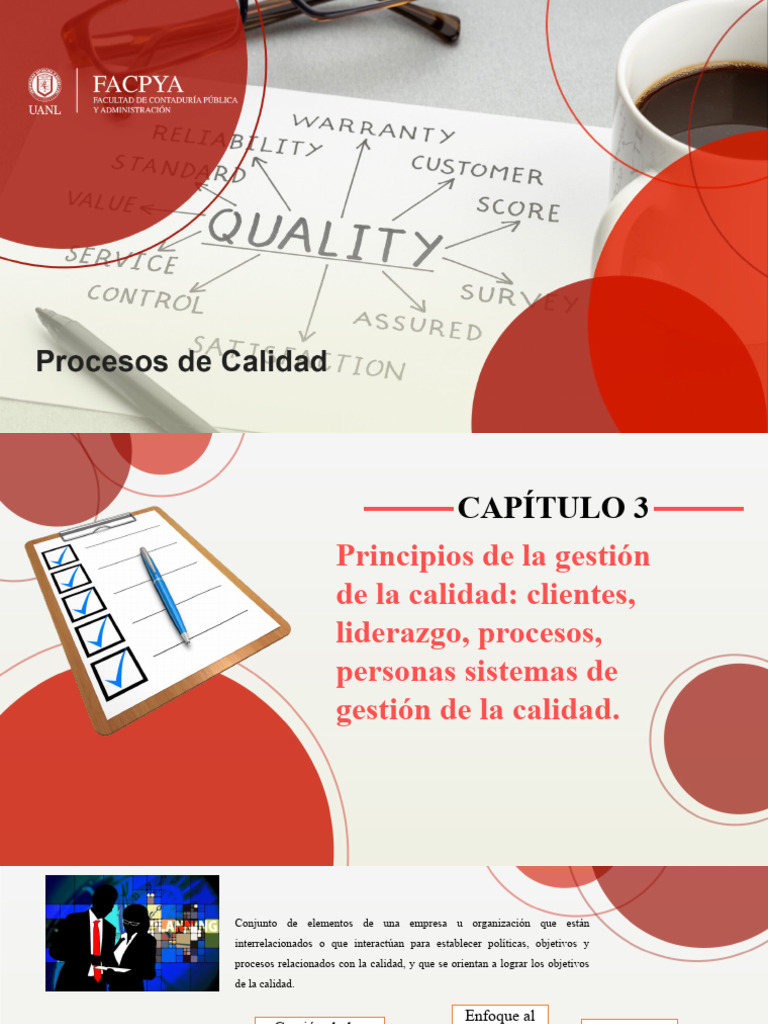 Cap.3 Principios de Gestion de Calidad | PDF | Calidad (comercial) | Gestión de la calidad