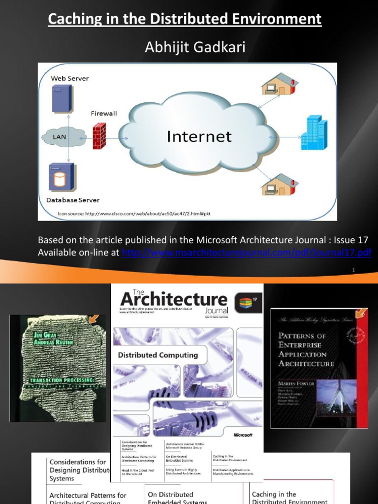 Caching in The Distributed Environment | PDF | Cache (Computing) | Computer Data Storage