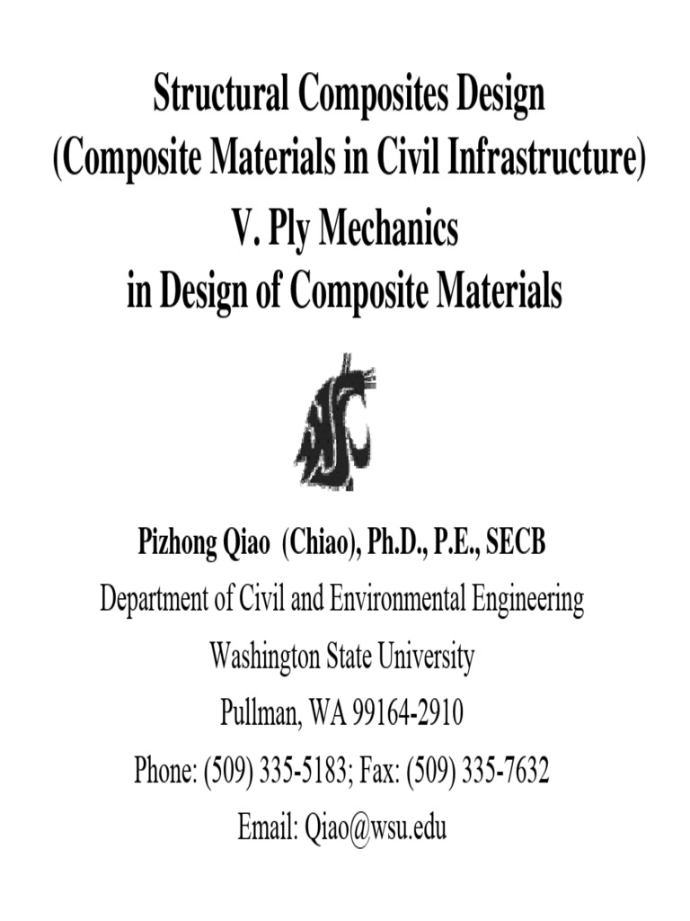 Ply Mechanics in Composite Design | PDF | Stress (Mechanics ...