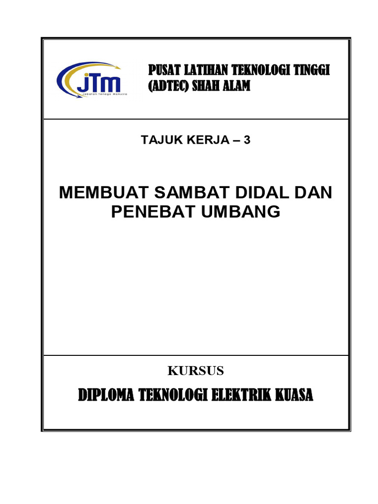 Membuat Sambat Didal dan Penebat Umbang | PDF