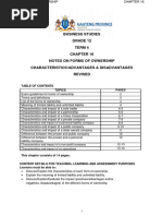 EMS Grade 8 - Forms of Ownership | PDF | Partnership | Ownership