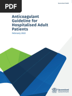 Anticoagulant Conversion Guide | PDF | Pharmacy | Medical Specialties