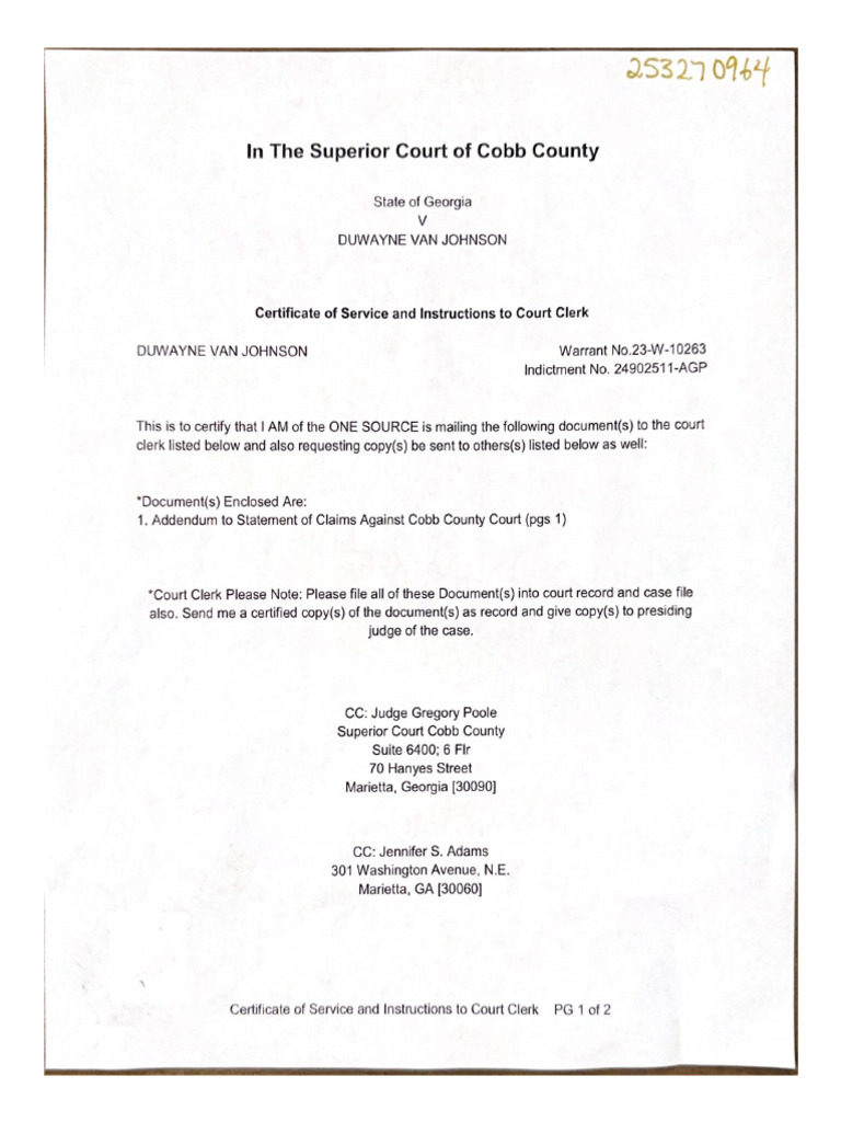 Superior Court of Cobb County Part 4 | PDF