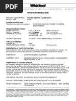 Xylan 1070 Data Sheet | PDF | Coating | Viscosity