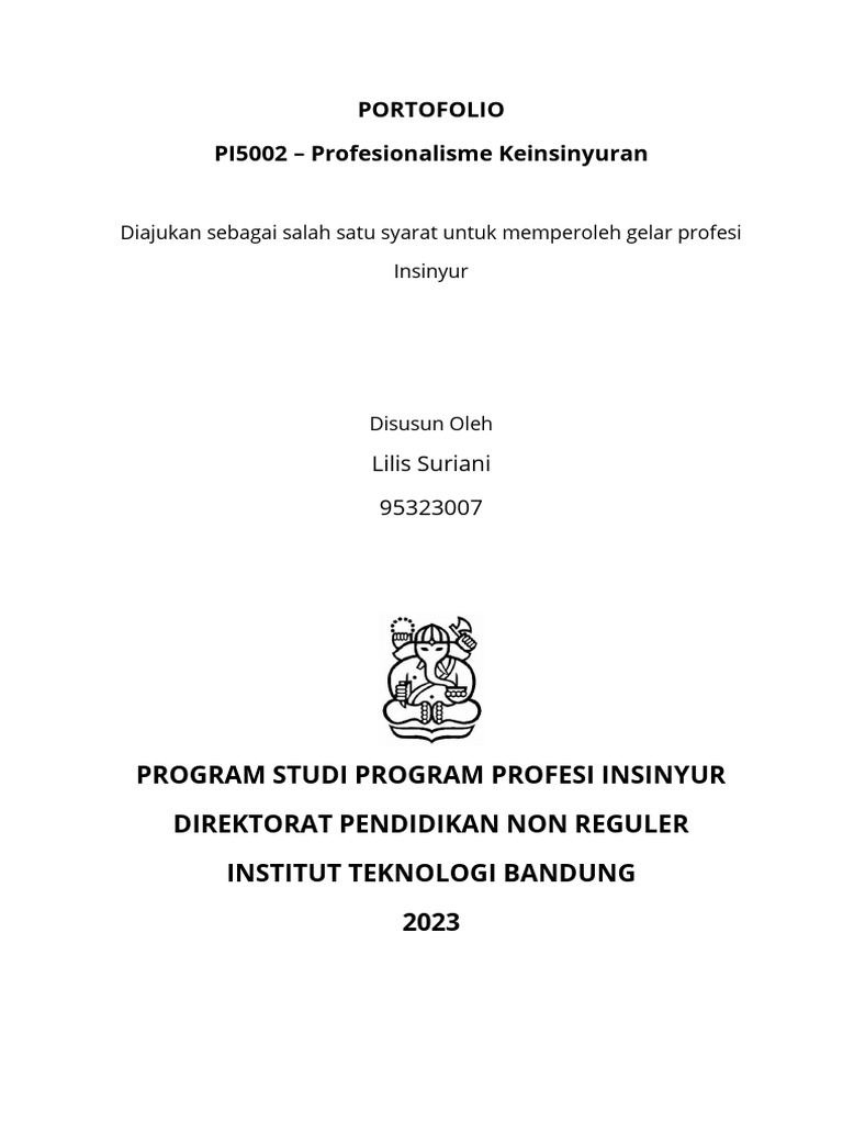 Lilis Suriani - Final - Pi5002 | PDF