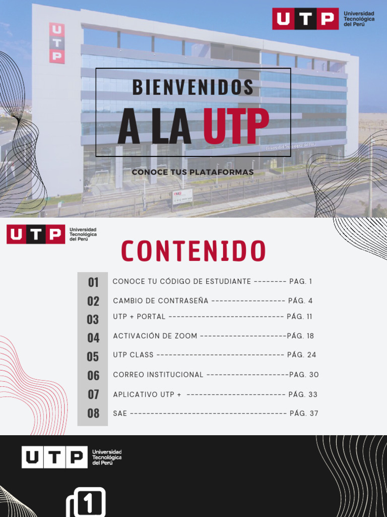 Guía de Acceso a Plataformas UTP 2024 | PDF