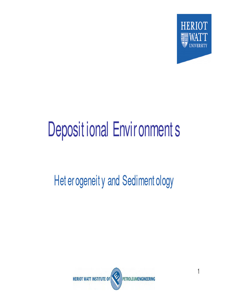 Depositional Environments | PDF | River | Dune