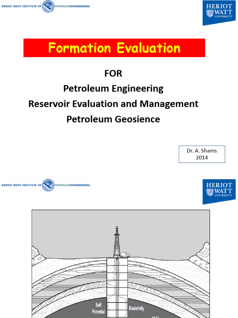 Formation Evaluation | PDF | Permeability (Earth Sciences) | Petroleum Reservoir