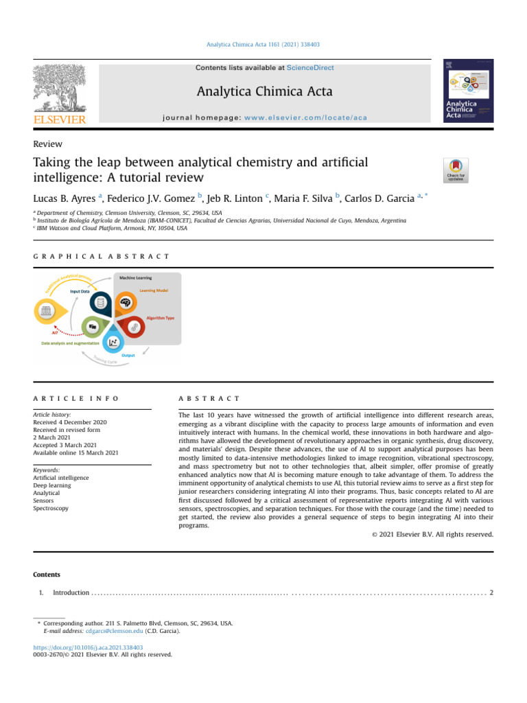 Artifc Intelig Instrum Analys | PDF | Artificial Neural Network | Support Vector Machine