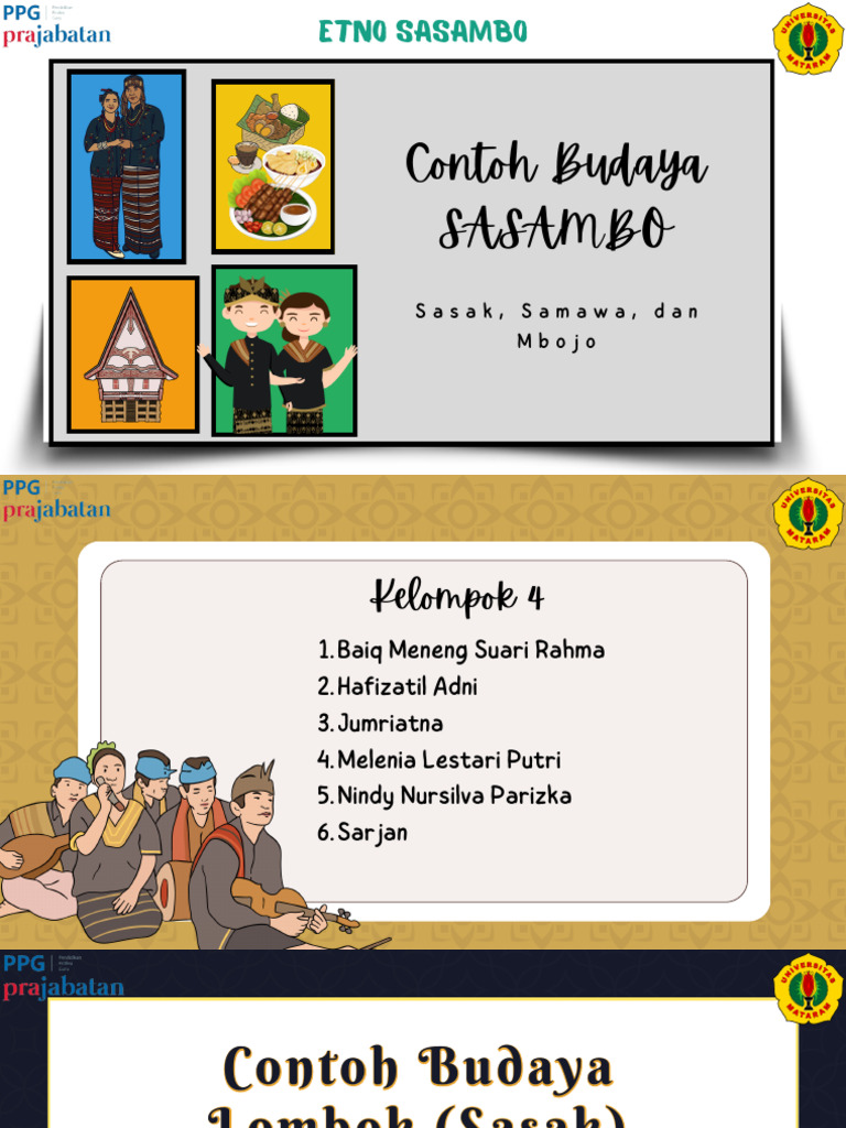 Etno Sasambo (Contoh Budaya) | PDF | Ilmu Sosial | Sejarah