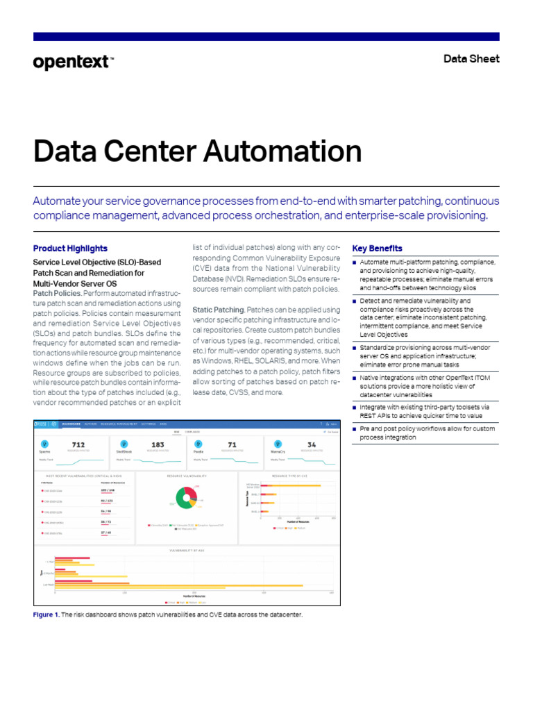 Data Center Automation for Compliance | PDF | Vulnerability (Computing ...