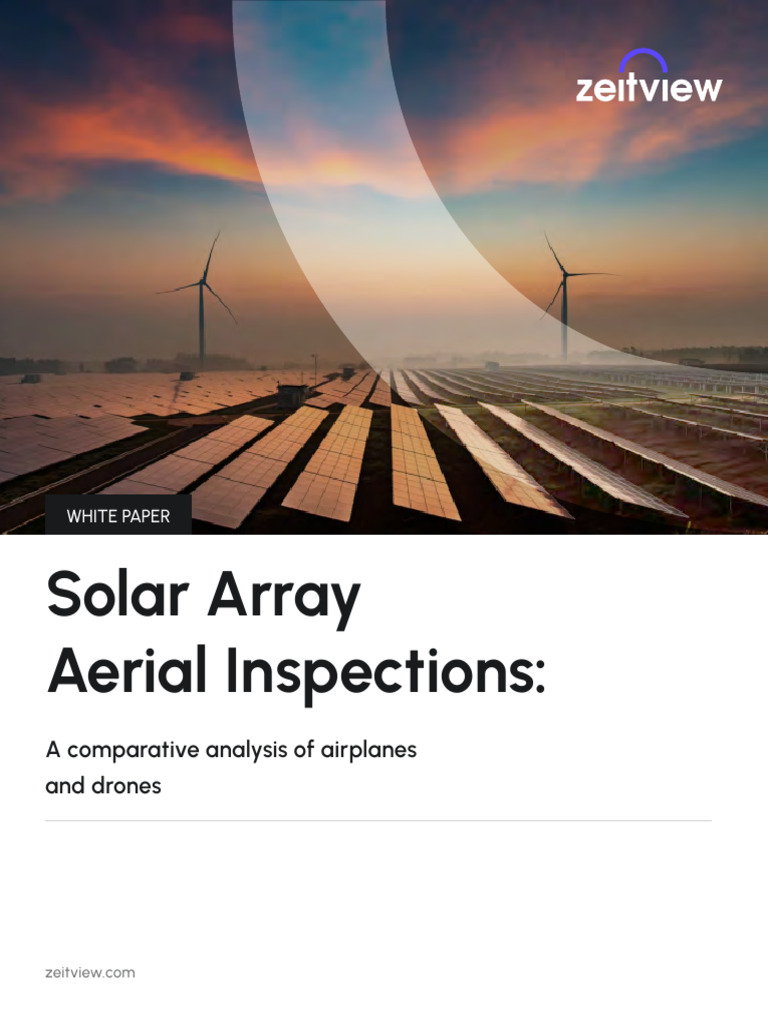 Handout Zeitview SolarArrayArial-Inspection Airplanevdrone Whitepaper ...