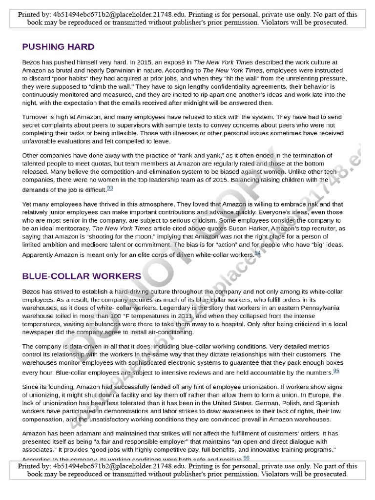 Ethics Amazon 2 | PDF