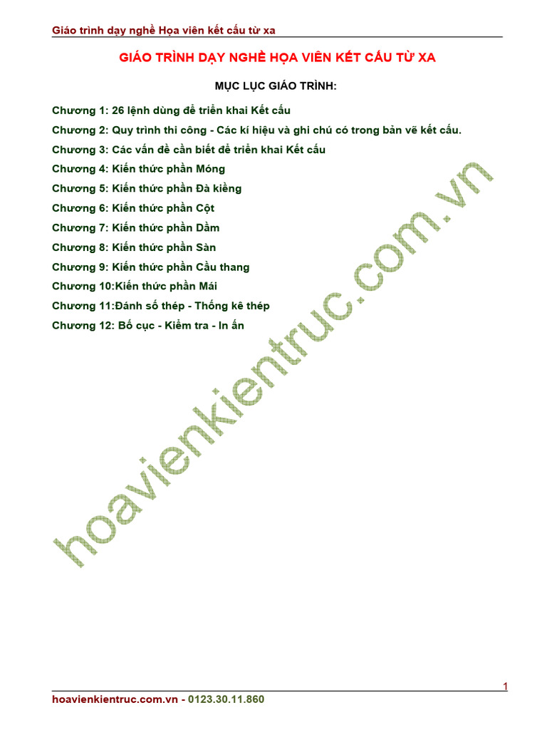 Giao Trinh Day Nghe HVKC Tu Xa 2410 | PDF