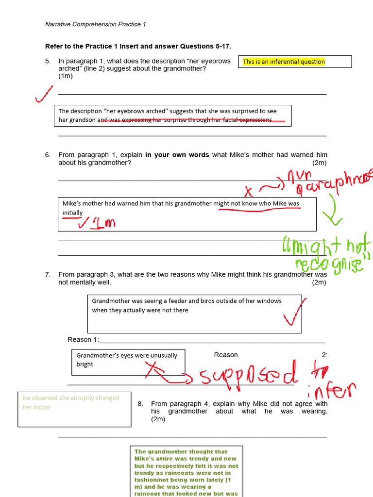 Comprehension 1 | PDF | Behavioural Sciences | Psychological Concepts