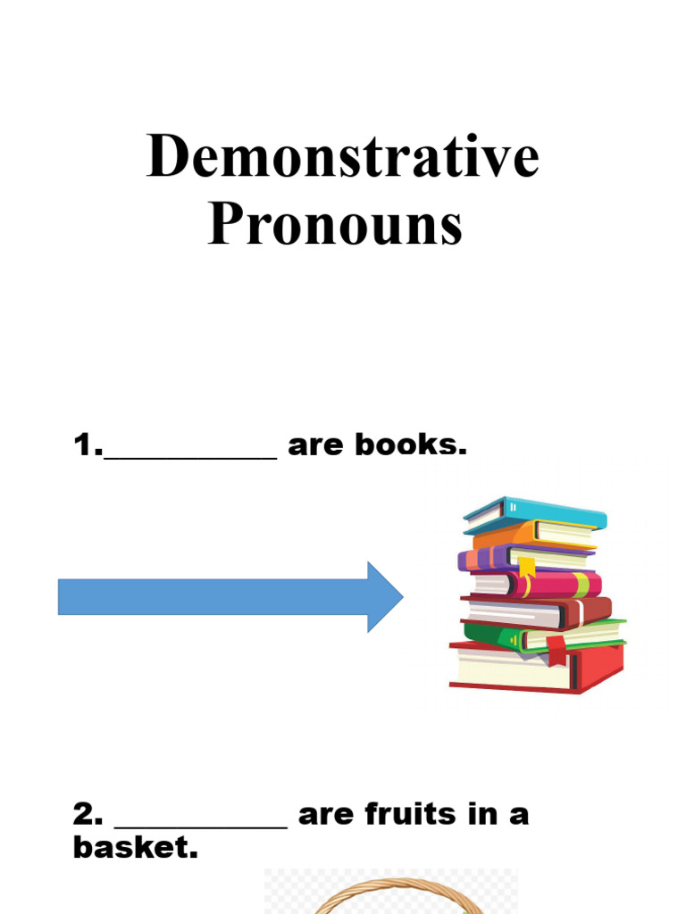 Understanding Demonstrative Pronouns | PDF