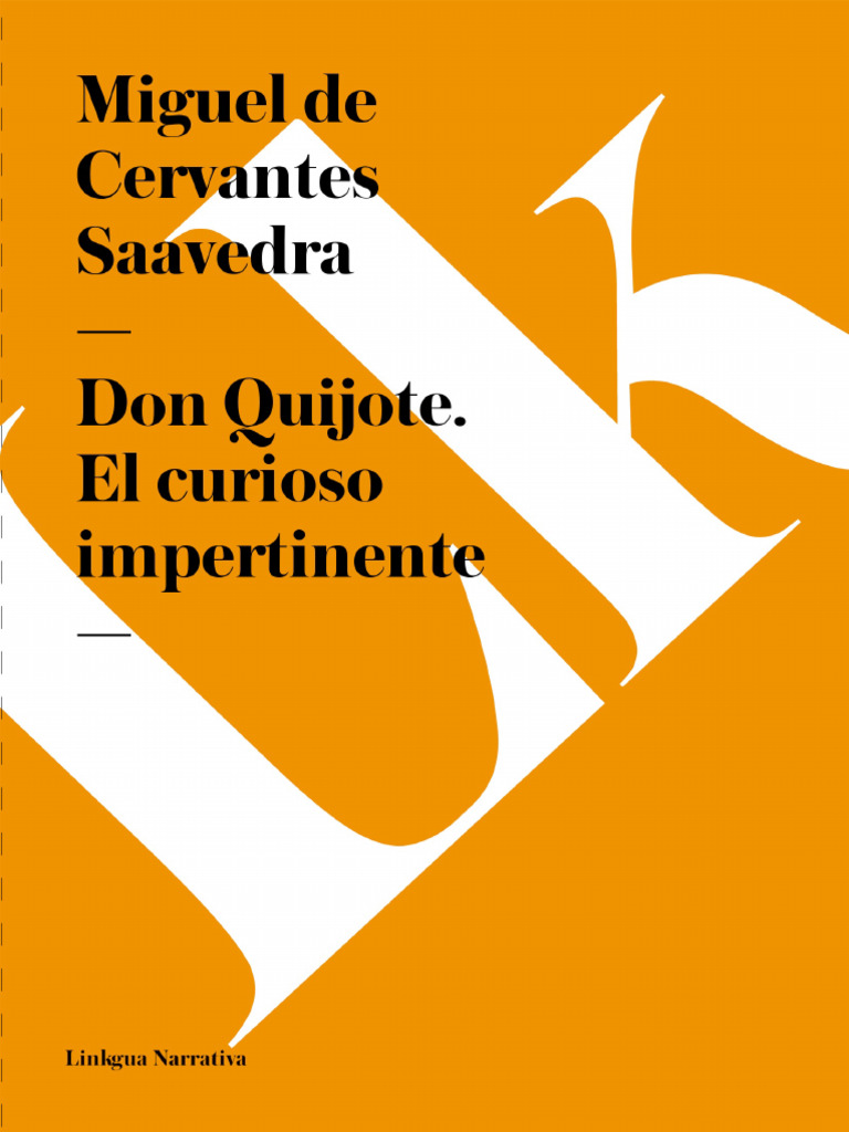 Don Quijote El Curioso Impertinente (Miguel de Ce - 230509 - 084536 ...